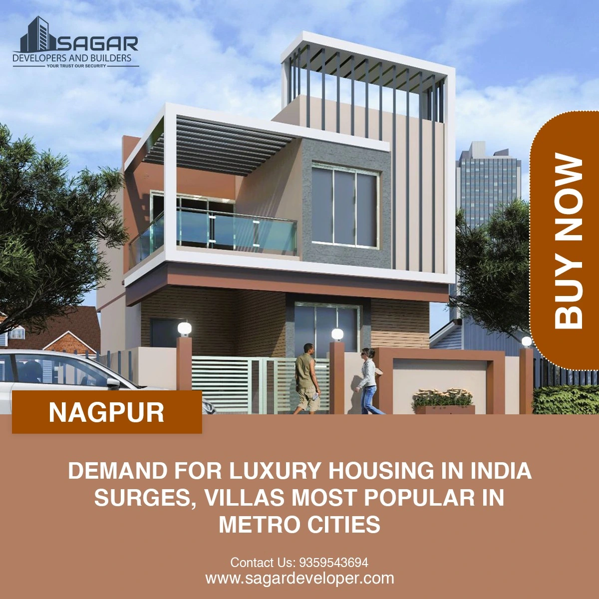India's Luxury Housing Surge Metro Villas in Demand - Sagar Developers